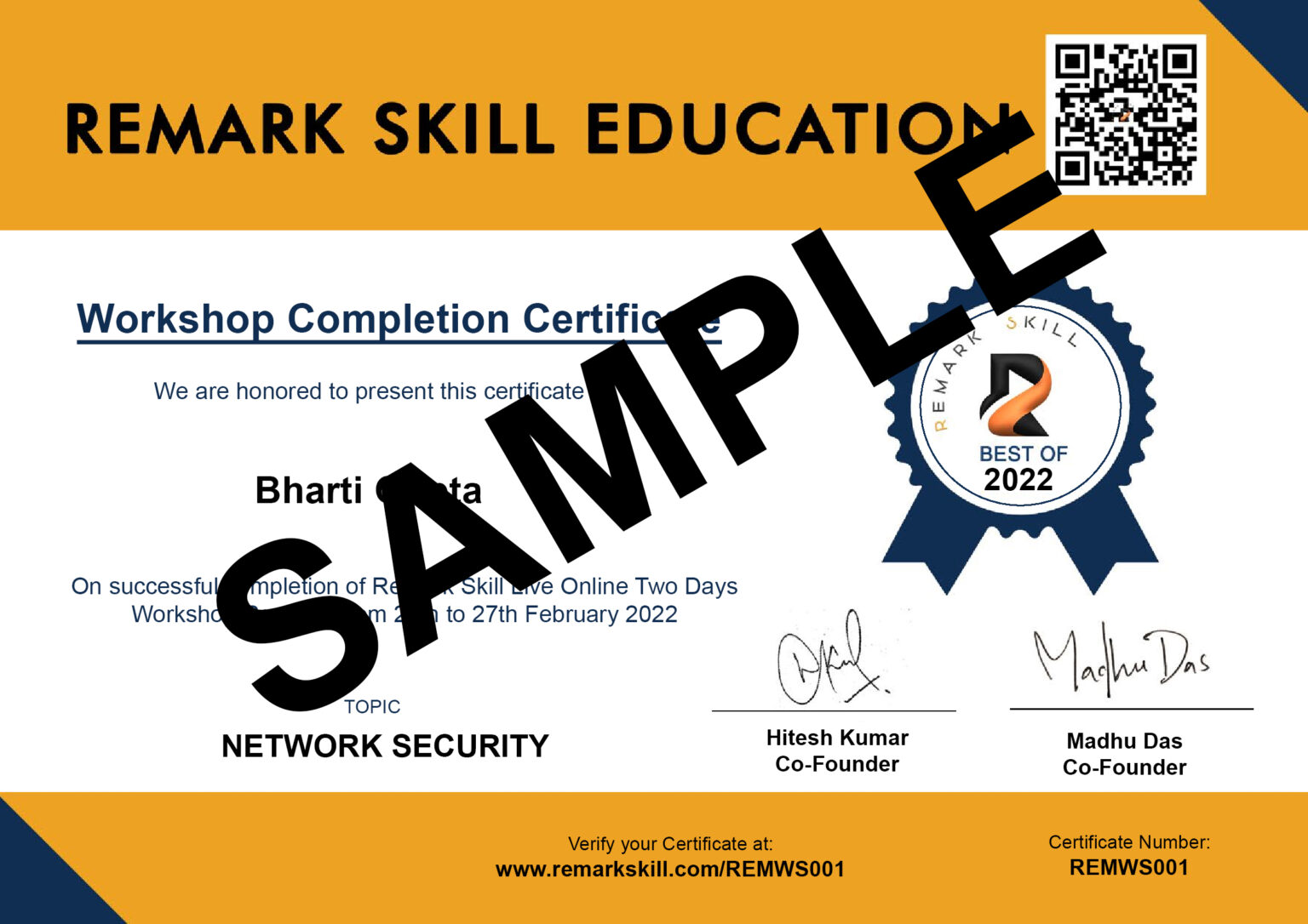 Network Security-Remarkskill Workshop – Remark Skill